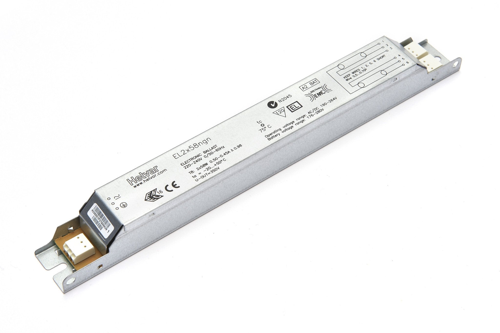 HELVAR - EL1X36NGN-HE High Frequency 1x36w T8 Ballast - NGN